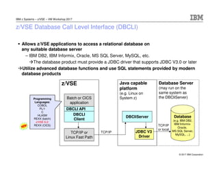 z/VSE Connectors Introduction, Use Cases, and News | PPT