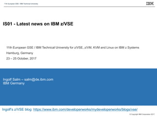 Latest news on IBM z/VSE | PPT