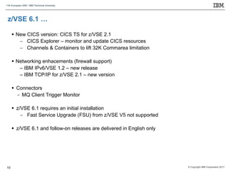 Latest news on IBM z/VSE | PPT