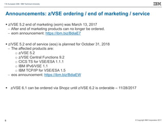Latest news on IBM z/VSE | PPT