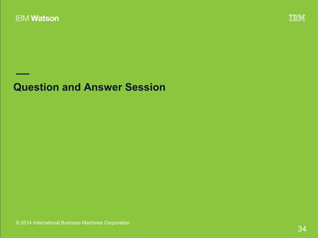 Building Your Own Watson Powered Application on Bluemix | PPT