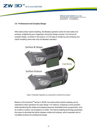 Solid-Surface Hybrid Modeling: Future Trends of 3D CAD Modeling | PDF