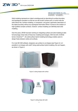 Solid-Surface Hybrid Modeling: Future Trends of 3D CAD Modeling | PDF ...