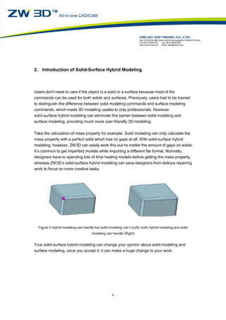 Solid-Surface Hybrid Modeling: Future Trends of 3D CAD Modeling | PDF