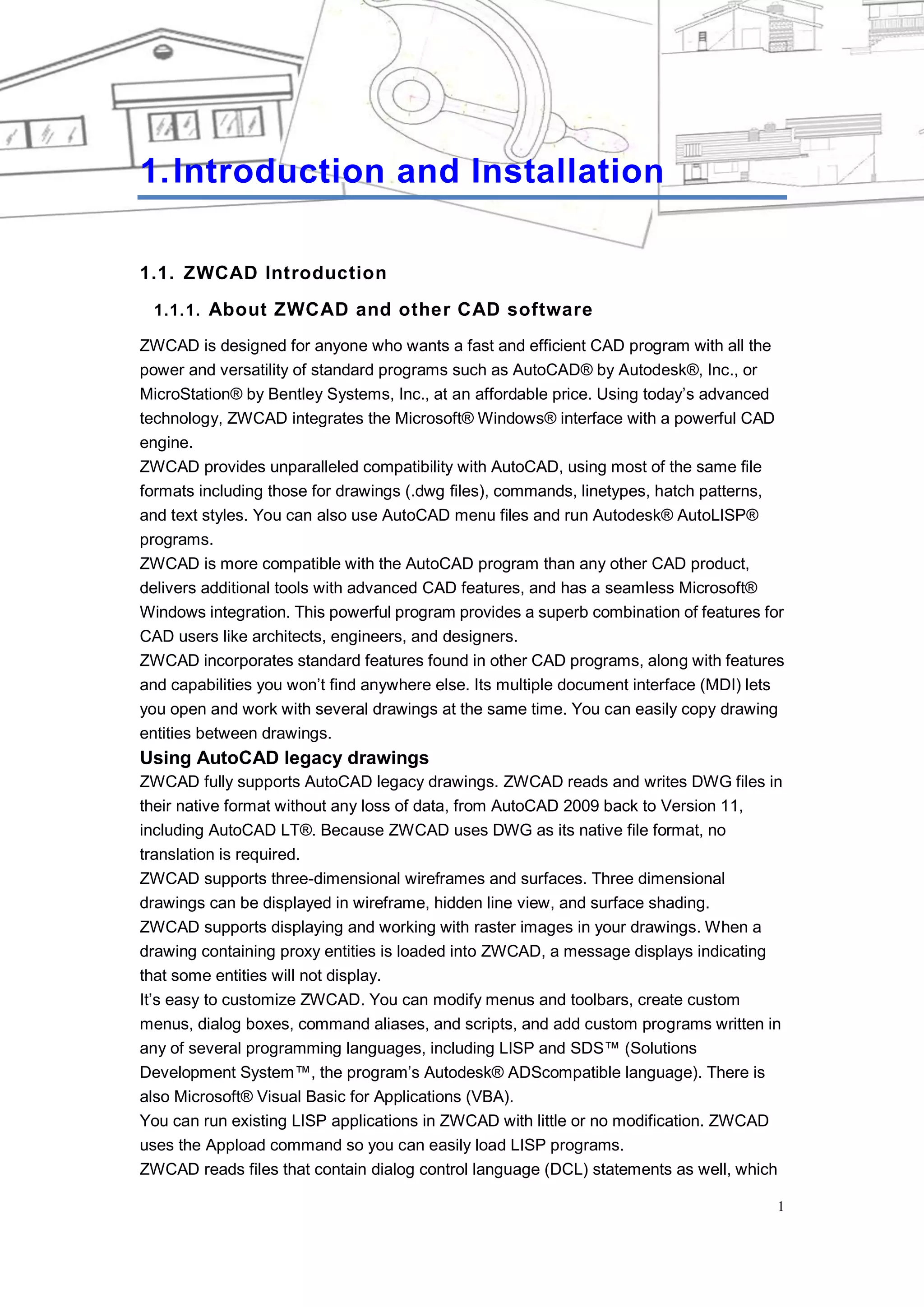 Zwcad2011 tutorialbook+ | PDF | Graphics Software | Computer Software ...