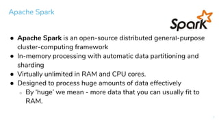 Apache spark on planet scale | PPTX