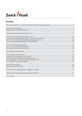 Useful Hardness Testing by Zwick Hardness Testing | PDF