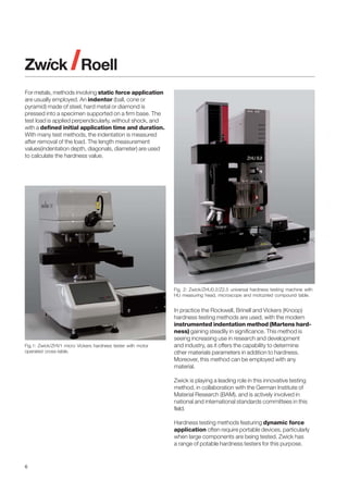 Useful Hardness Testing by Zwick Hardness Testing | PDF