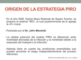 Enfoque PIRO - Sepsis Pediatria | PPTX