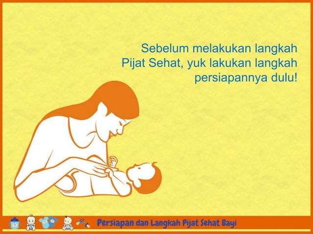 Persiapan dan langkah pijat bayi | PPT