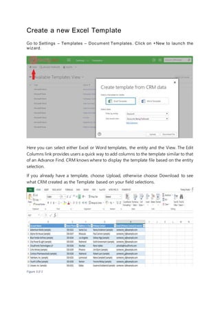 Document Generation in Dynamics CRM 2016 | DOCX