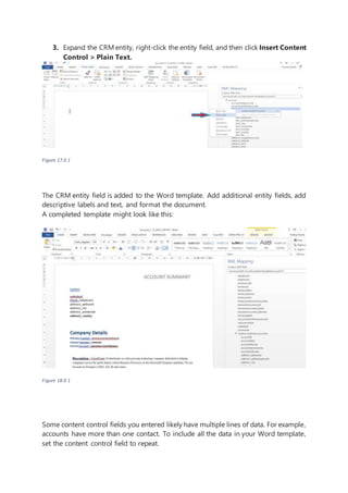 Document Generation in Dynamics CRM 2016 | DOCX