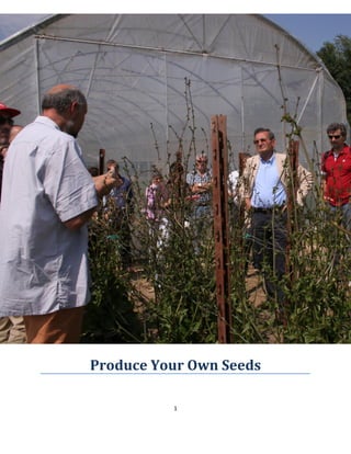 Produce Your Own Seeds | PDF