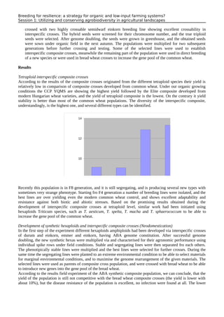 Breeding for Resilience: A Strategy for Organic and Low-Input Farming ...