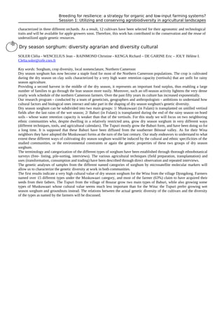 Breeding for Resilience: A Strategy for Organic and Low-Input Farming ...