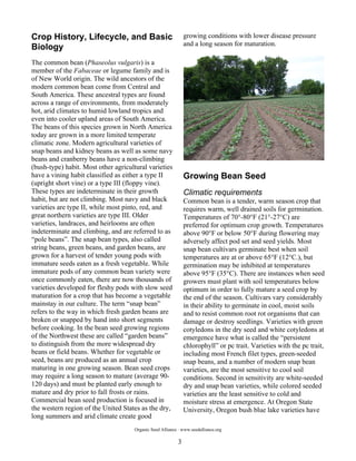 The Principles and Practices of Organic Bean Seed Production in the ...