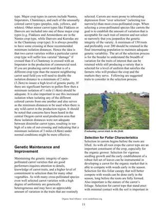 The Principles and Practices of Organic Carrot Seed Production in the ...