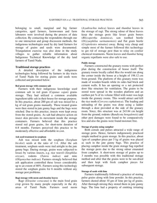 Traditional Seed Storage Practices - India | PDF