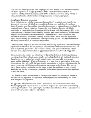General Seed Collection Guidelines for California Native Plant Species ...