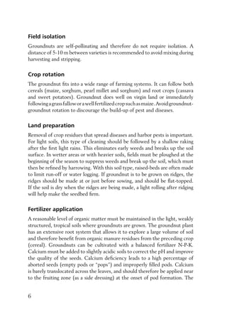 Groundnut Seed Production Manual | PDF