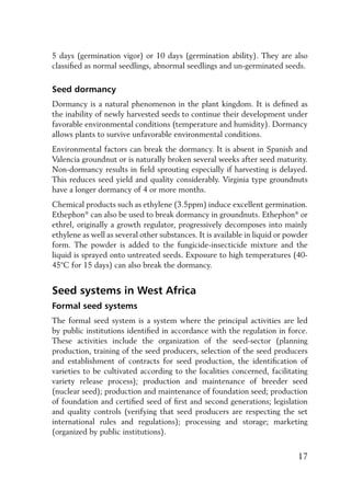 Groundnut Seed Production Manual | PDF