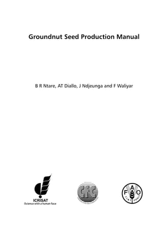 Groundnut Seed Production Manual | PDF