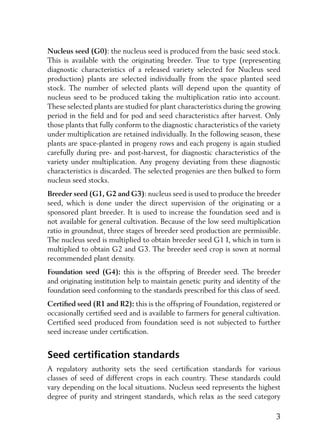 Groundnut Seed Production Manual | PDF