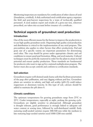 Groundnut Seed Production Manual | PDF