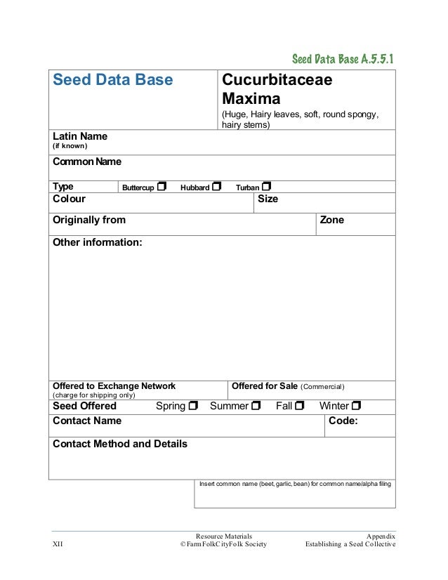 How to Grow a Seed Collective: A Community Template for Seed Saving