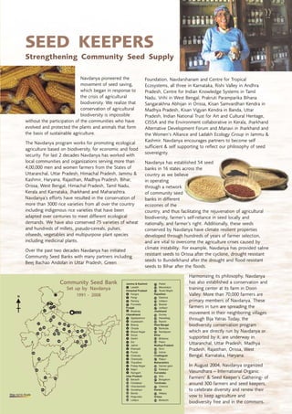 Navdanya: Two Decades of Service to the Earth & Small Farmers | PDF
