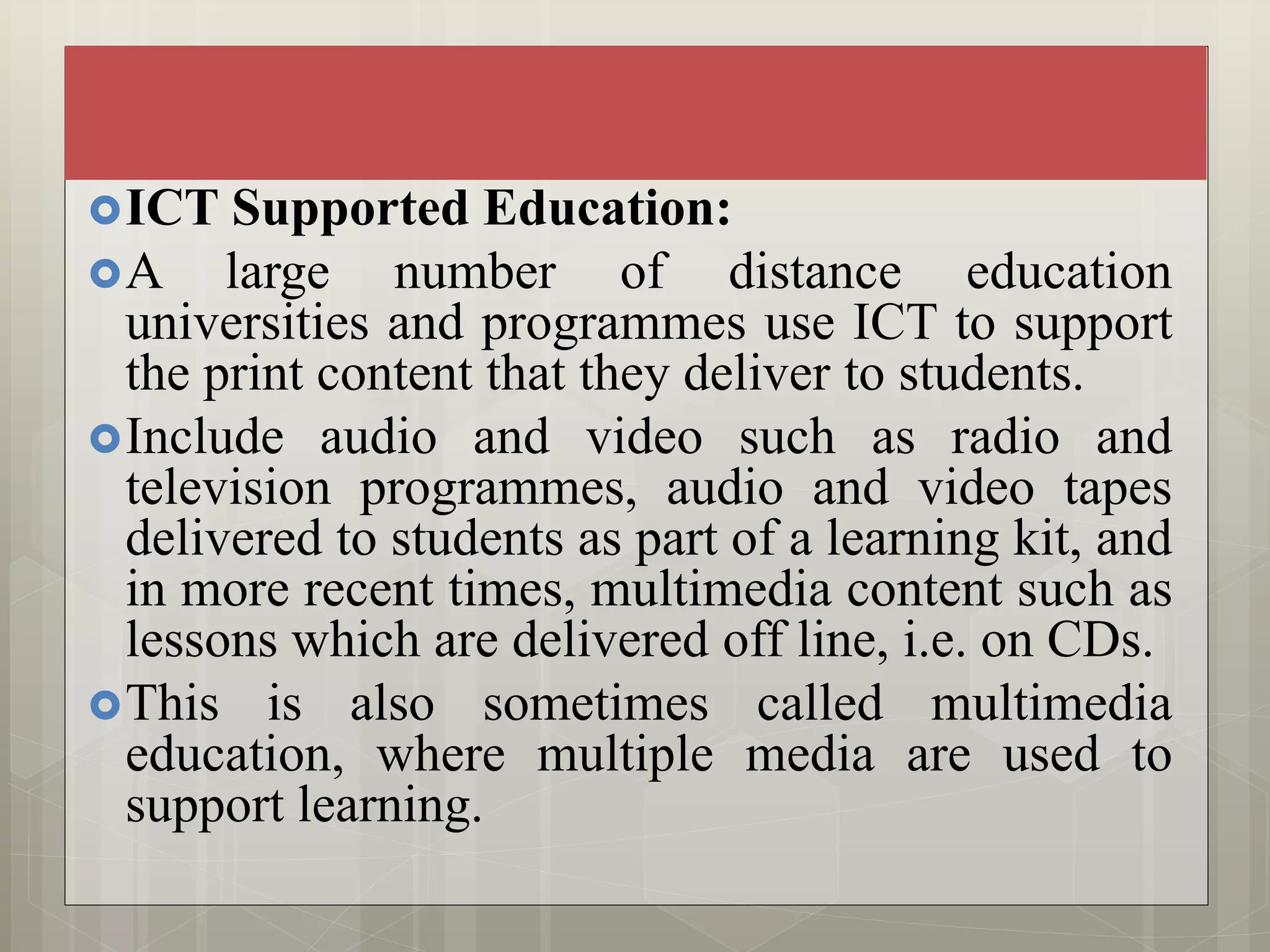 ICT concept need and scope | PPT