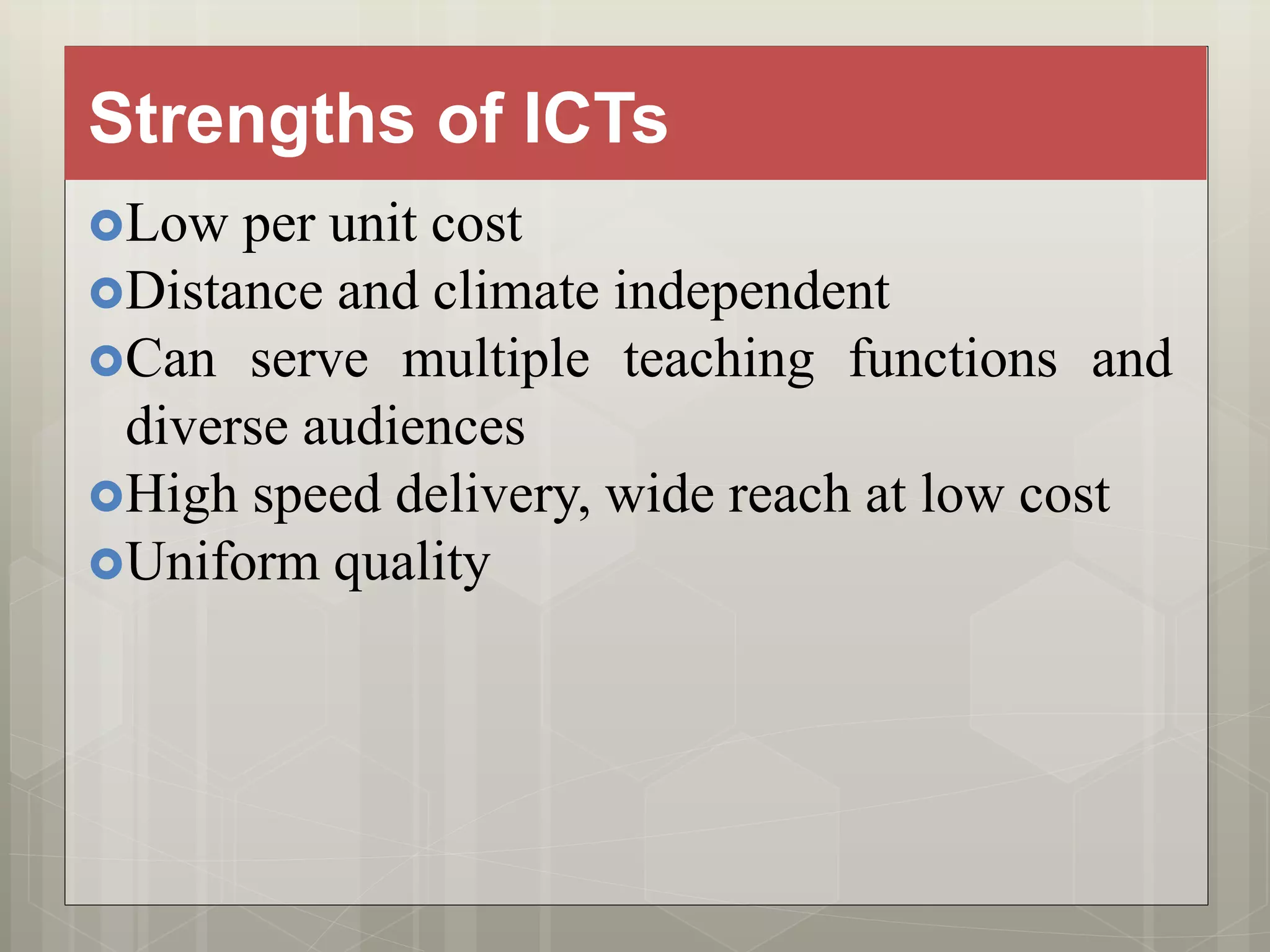 ICT concept need and scope | PPTX