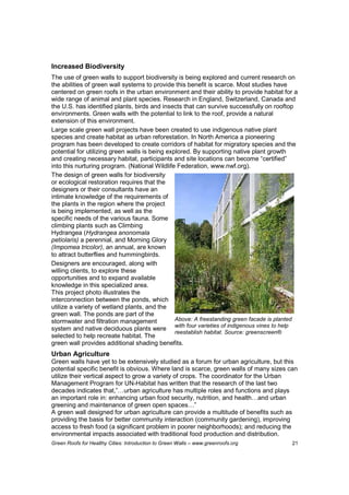 Green Walls Technology: Benefits and Design | PDF