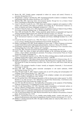 Interior Plants for Sustainable Facility Management and Workplace Productivity | PDF