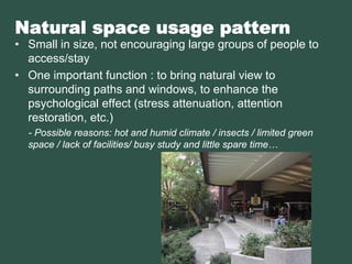 Introducing Healing Gardens into a Compact University Campus - How ...