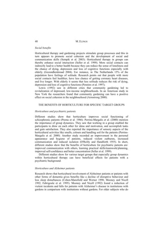 People-Plant Interaction: The Physiological, Psychological and ...