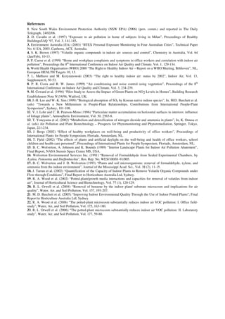 Potted Plants Really Do Clean Indoor Air | PDF