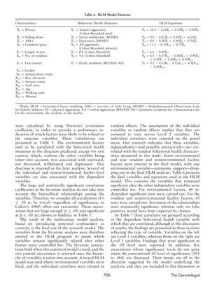 Environmental Correlates to Behavioral Health Outcomes in Alzheimer’s ...