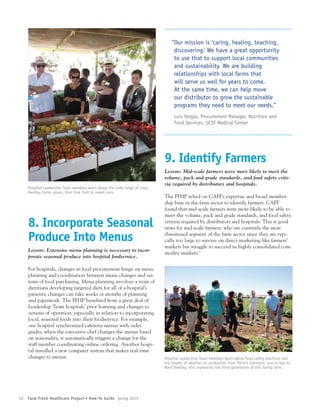 Farm Fresh: Healthcare Project How-To Guide | PDF