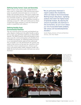 Farm Fresh: Healthcare Project How-To Guide | PDF
