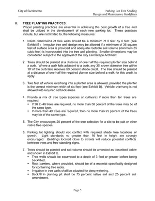 Parking Lot Tree Shading Design and Maintenance Guidelines | PDF
