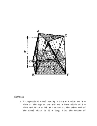solid mensuration (solids with volume equals mean BH) | DOC