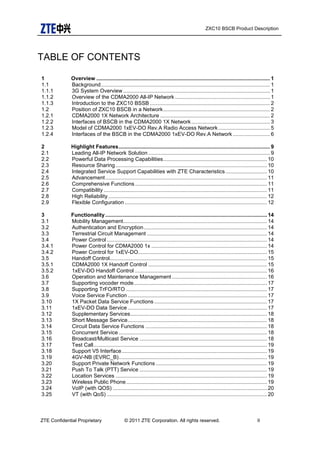 Zxc10 bscb product description | PDF