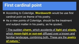 Two cardinal points | PPT