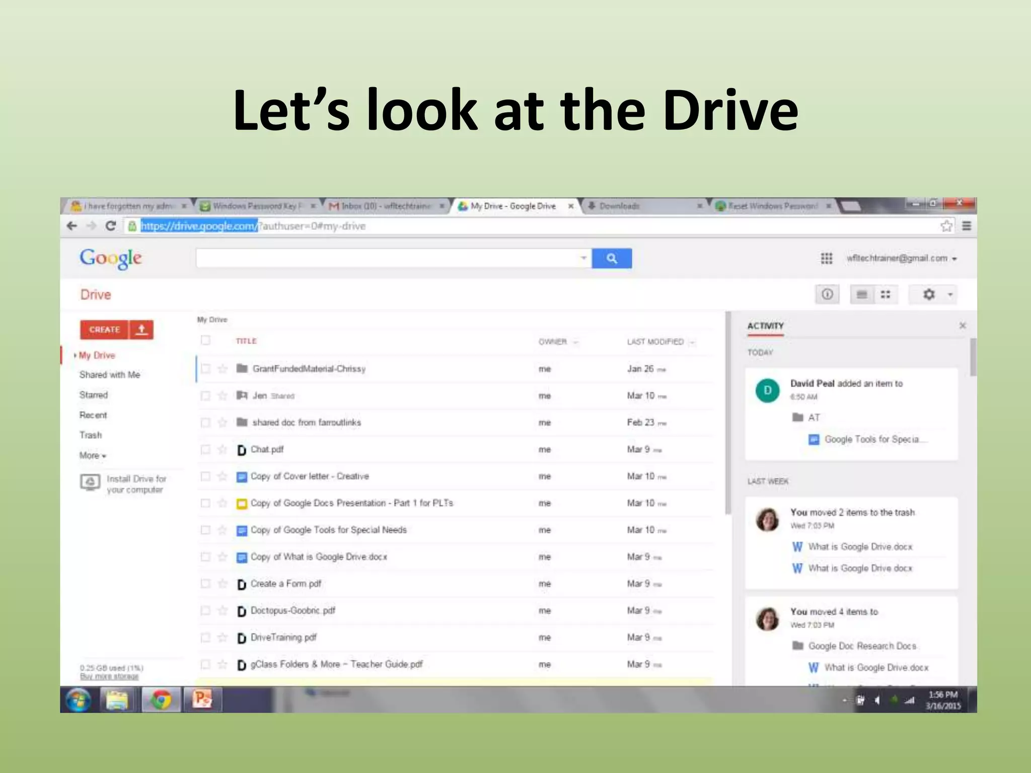 Google Sheets Presentation | PPTX