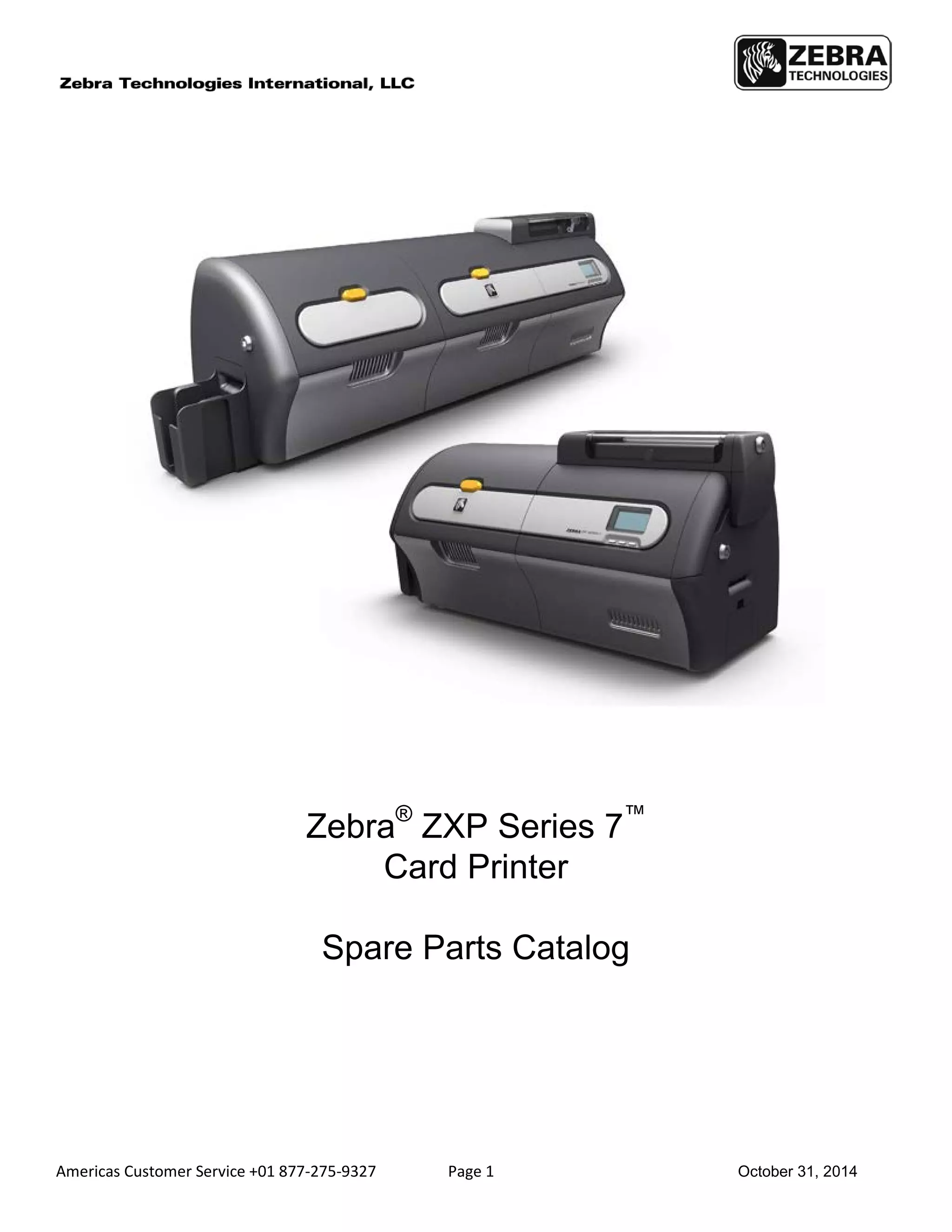 Zxp7 Zebra | PDF