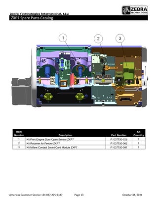 Zxp7 Zebra | PDF
