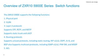 Zxr10 introduction to 5928 e | PPTX