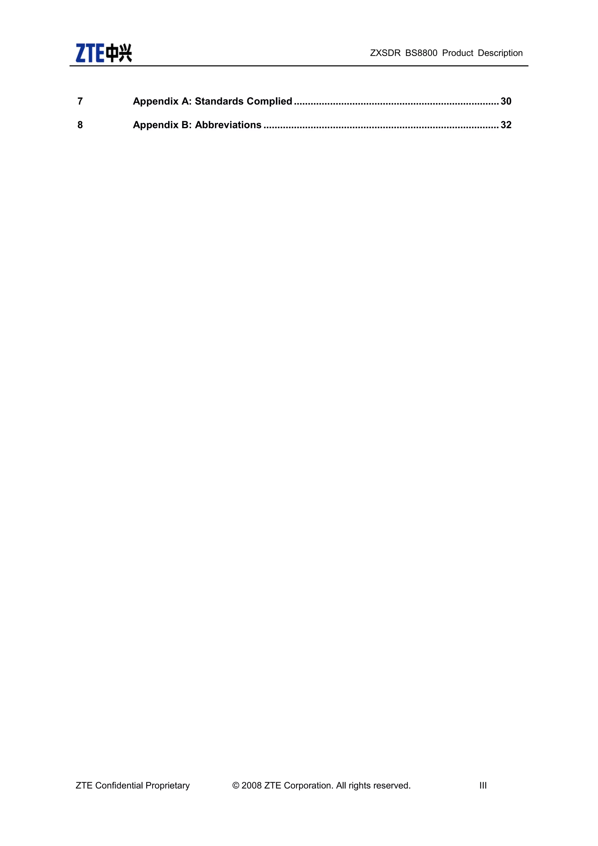 Zxsdr bs8800 product description | PDF