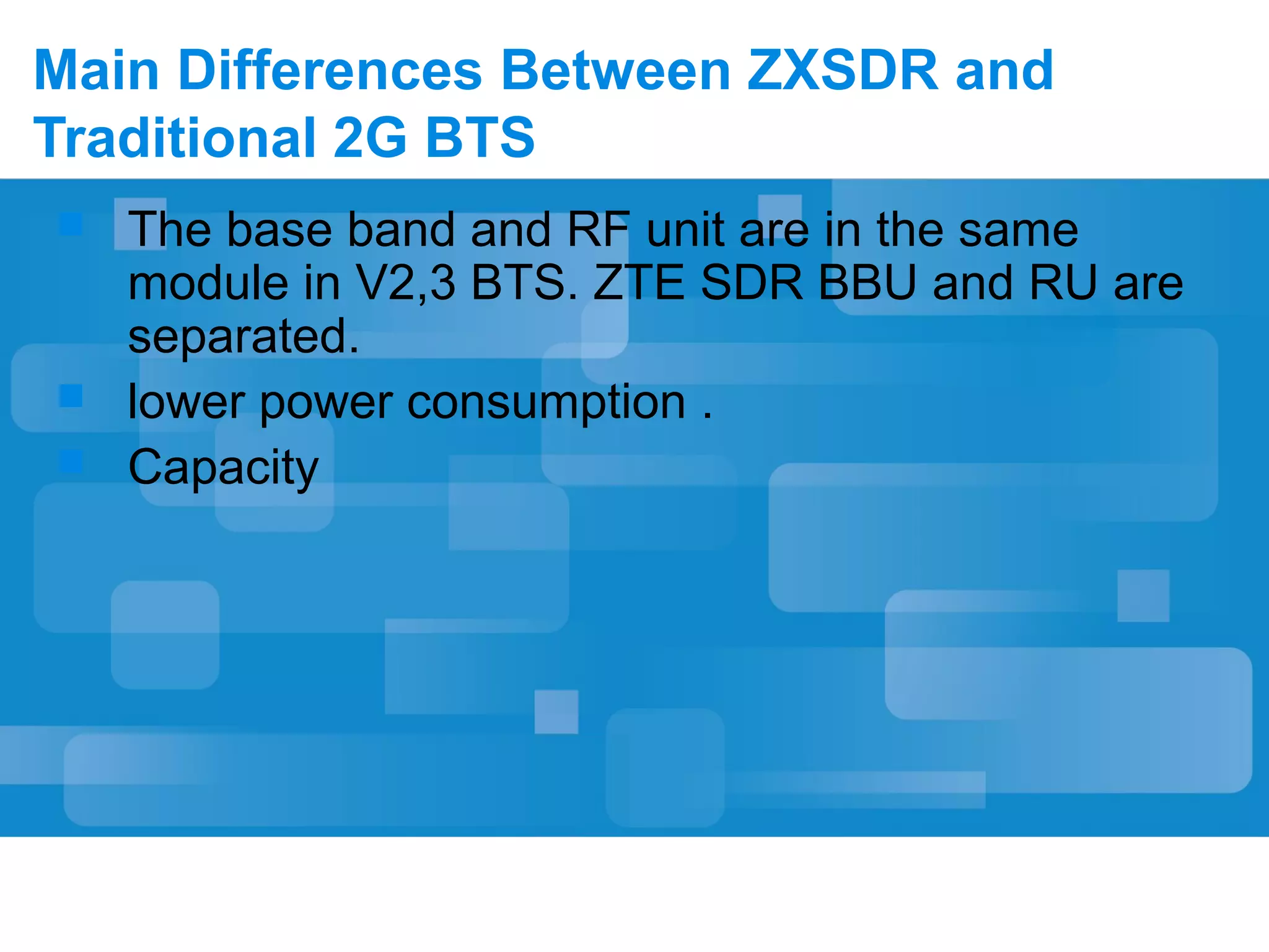 ZXSDR Trainning | PPT